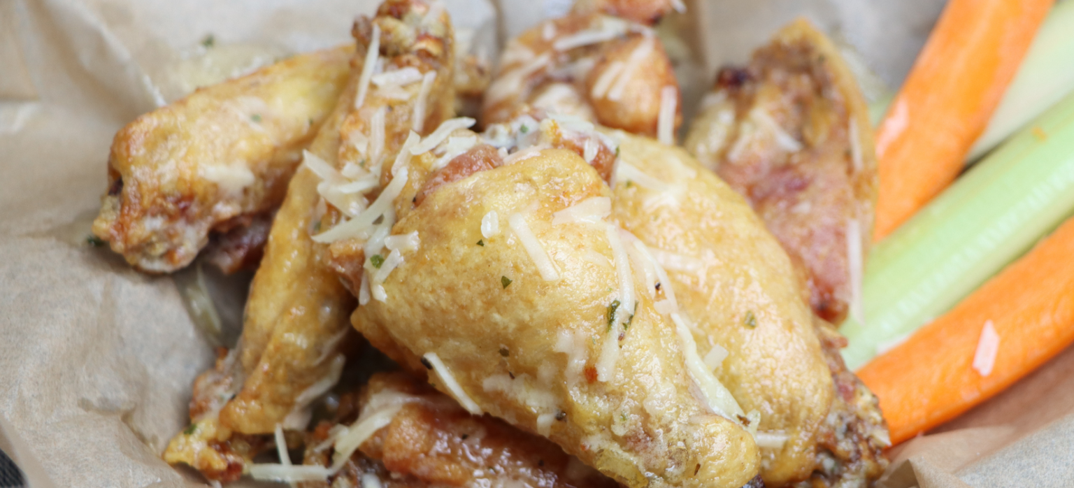 Parmesan Garlic Wings - Lawrence Foods