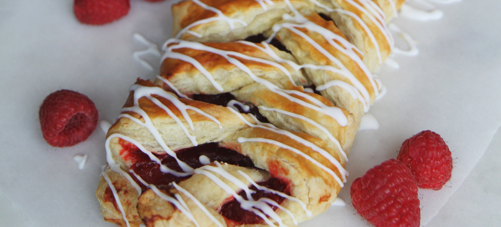 Raspberry Braided Danish - Lawrence Foods