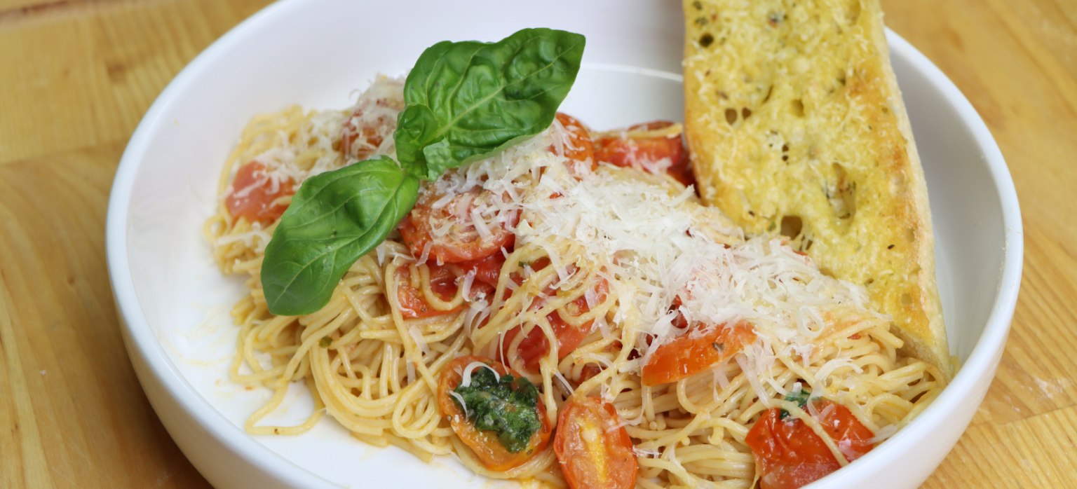 Garlic Pasta Pomodoro - Lawrence Foods